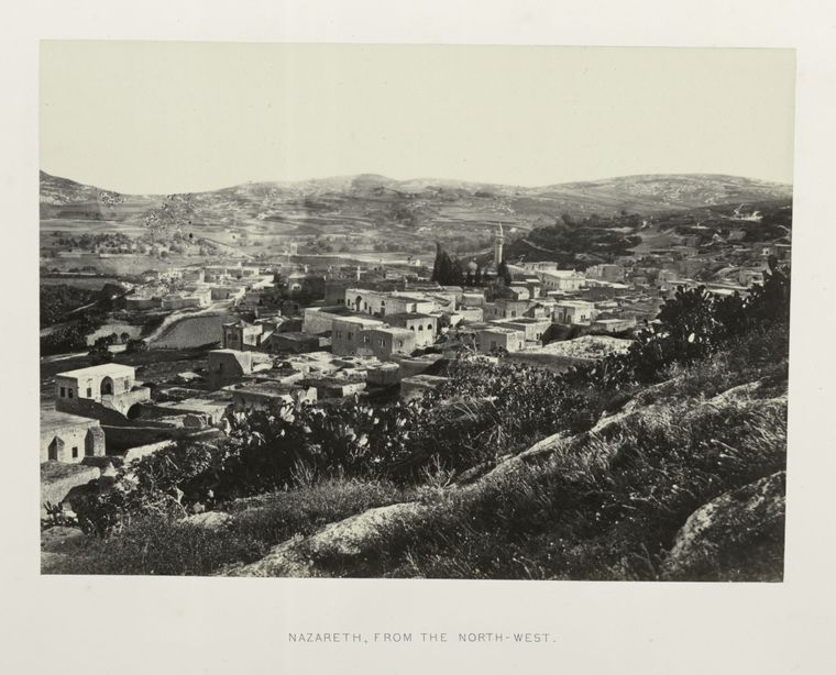 Nazareth, from the north-west - NYPL Digital Collections