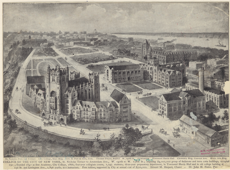 College of the City of New York, St. Nicholas Terrace to Amsterdam Ave ...