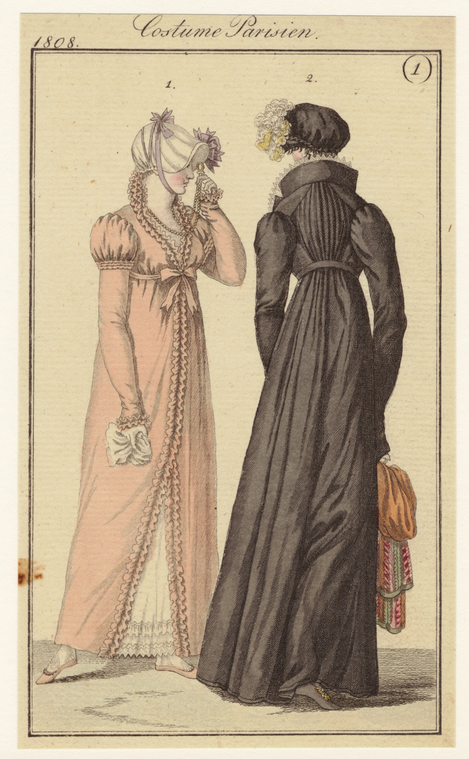 Costume parisien, 1808 - NYPL Digital Collections