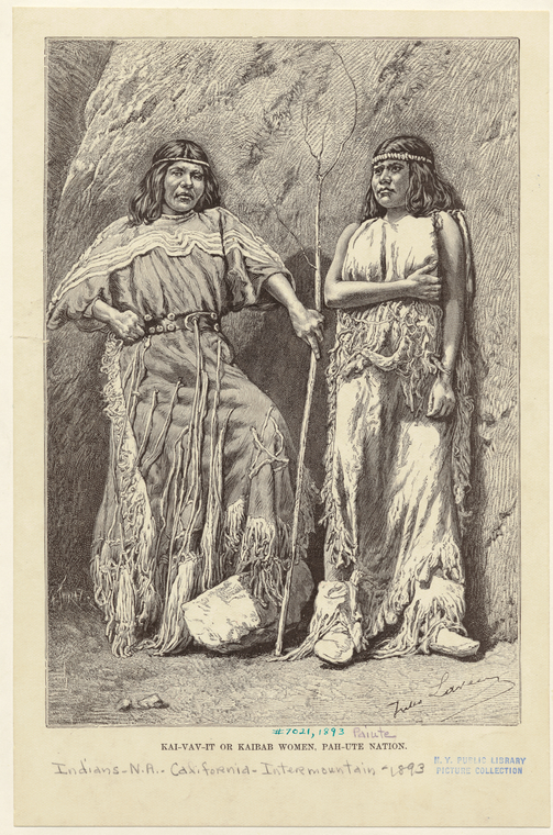 Kai-vav-it or Kaibab women, Pah-ute [i.e. Paiute] nation - NYPL Digital ...