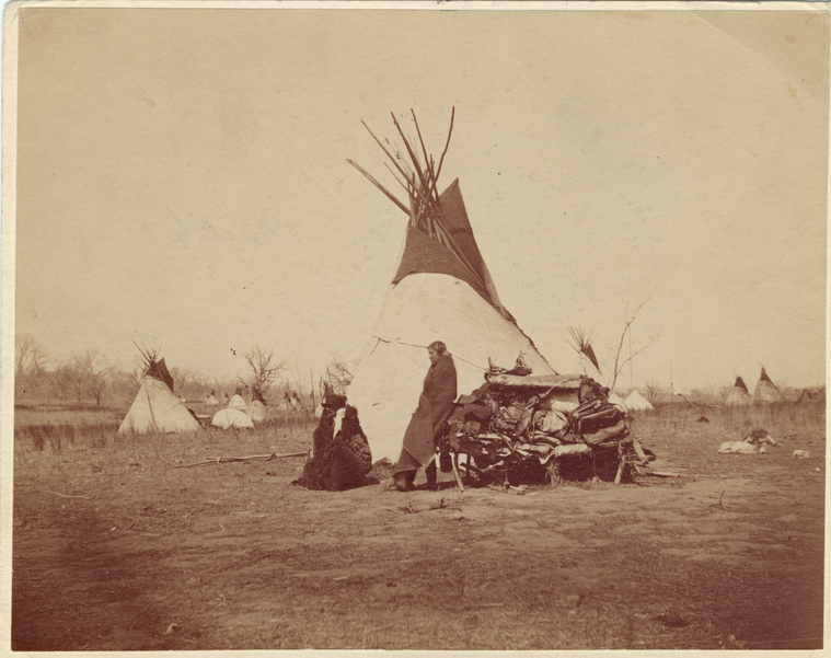 Comanche Indians, Shoshoni tribe, 1800s - NYPL Digital Collections