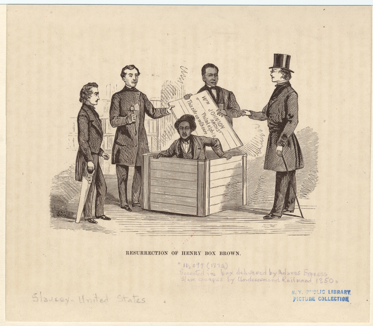 Resurrection of Henry Box Brown - NYPL Digital Collections