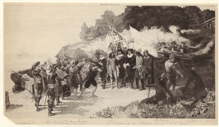 Founding of Maryland - NYPL Digital Collections