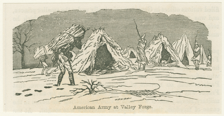 American army at Valley Forge - NYPL Digital Collections