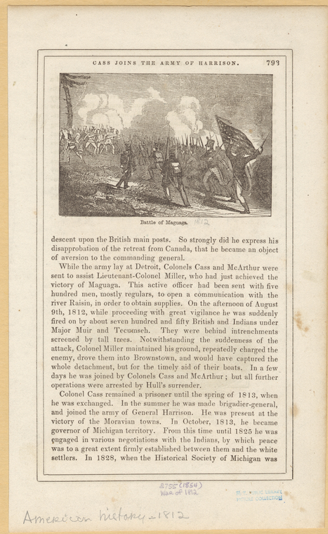 Battle of Maguaga - NYPL Digital Collections