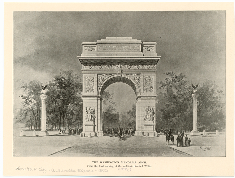 The Washington Memorial Arch - NYPL Digital Collections