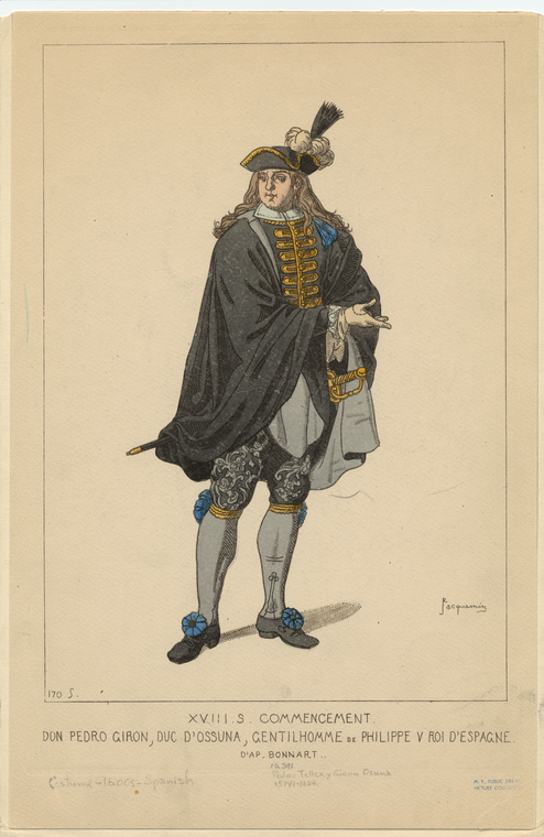 Don Pedro Giron, duc d'Ossuna, gentilhomme de Philippe V, roi d'Espagne ...