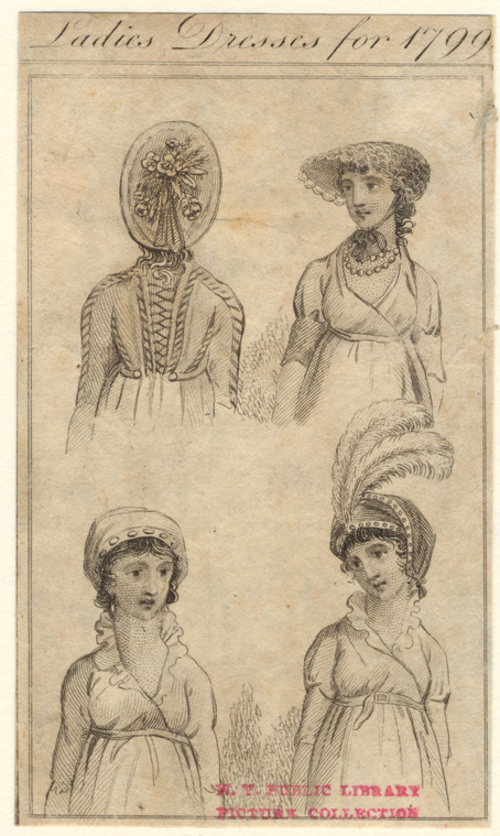Ladies dresses for 1799 - NYPL Digital Collections