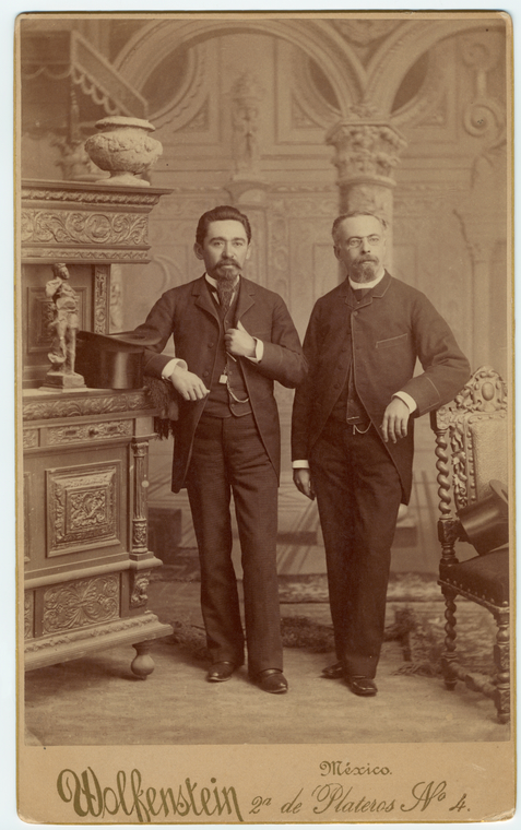 Men in suits, Mexico, 1888 - NYPL Digital Collections