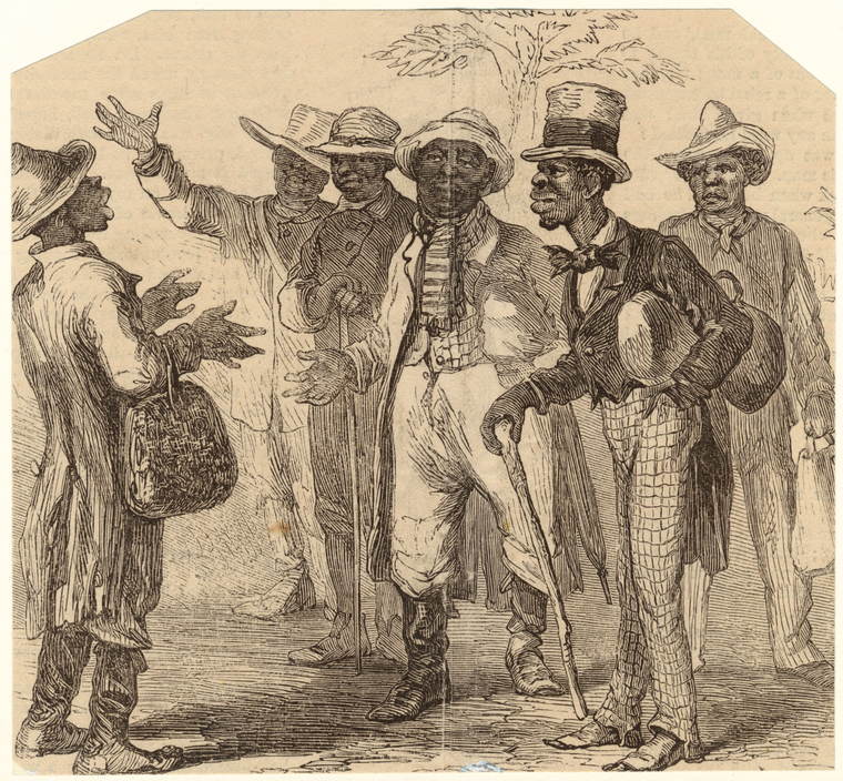 Freedmen discharged for voting the radical ticket - NYPL Digital ...