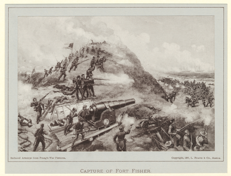 Capture of Fort Fisher - NYPL Digital Collections