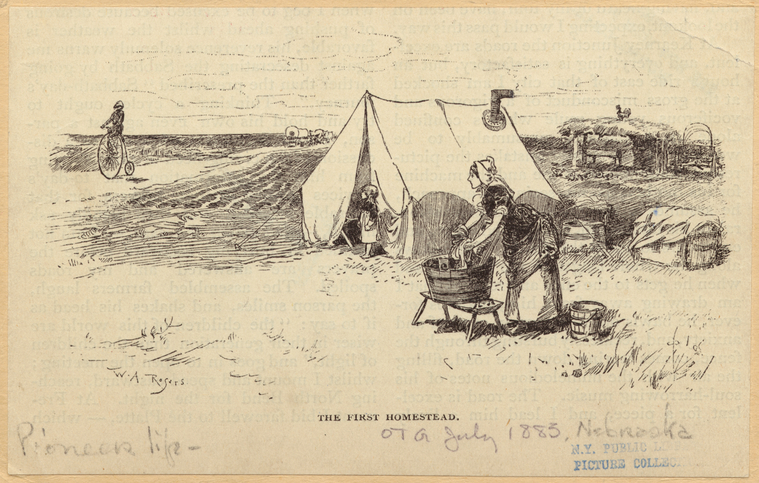 The first homestead - NYPL Digital Collections