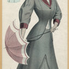 Woman in gray outfit, England, ca. 1908 - NYPL Digital Collections
