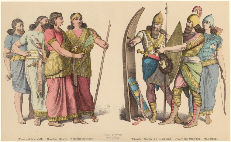 Digital Collections - Assyrian costume