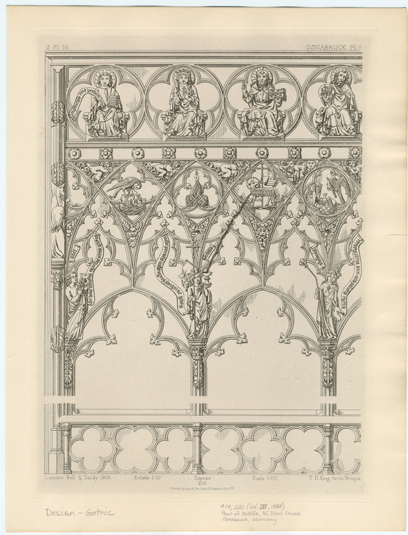 Part of sedilia, St. John's Church Osnabruck, Germany - NYPL Digital ...