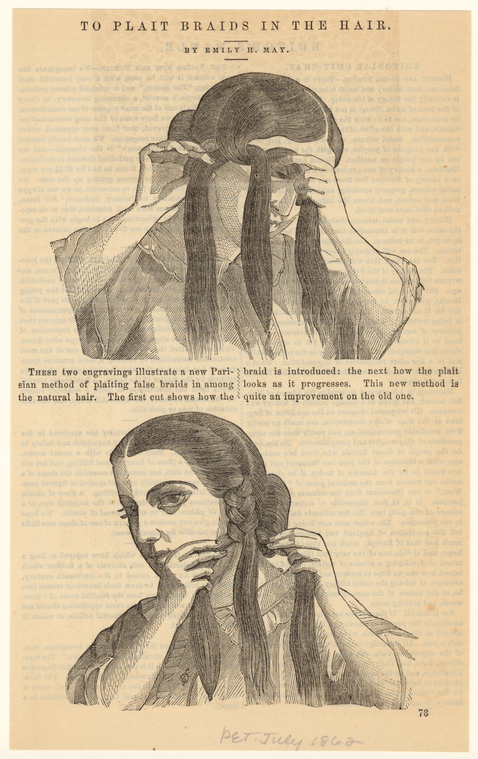 To plait braids in the hair - NYPL Digital Collections