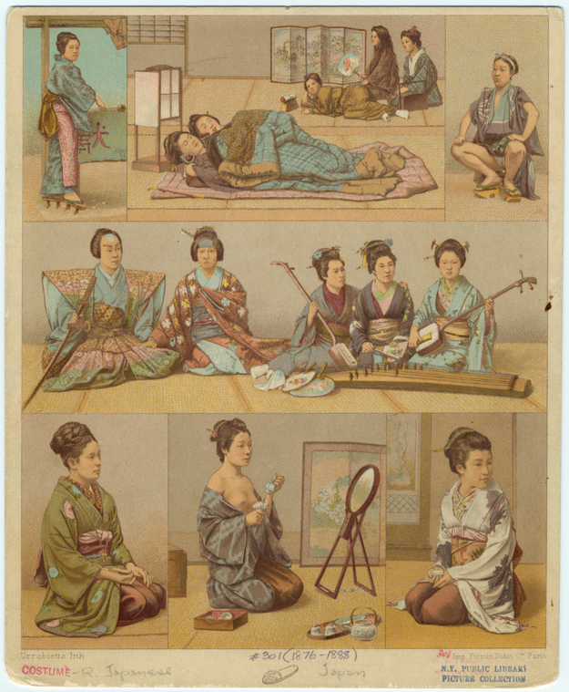 Japanese women - NYPL Digital Collections