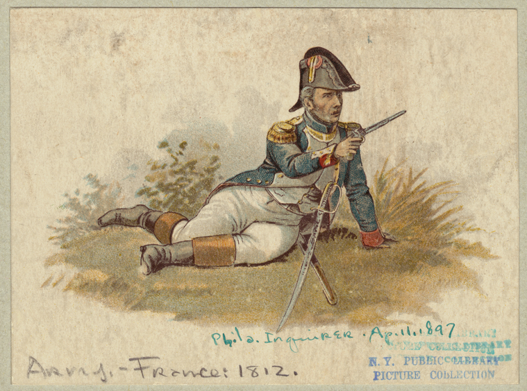 French army officer, 1812 - NYPL Digital Collections
