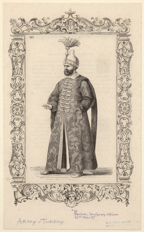 Pasha, janizary officer - NYPL Digital Collections