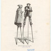 Shepherd Resting On Stilts And Knitting. - NYPL Digital Collections