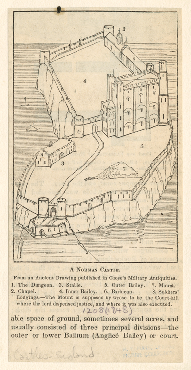 A Norman castle - NYPL Digital Collections