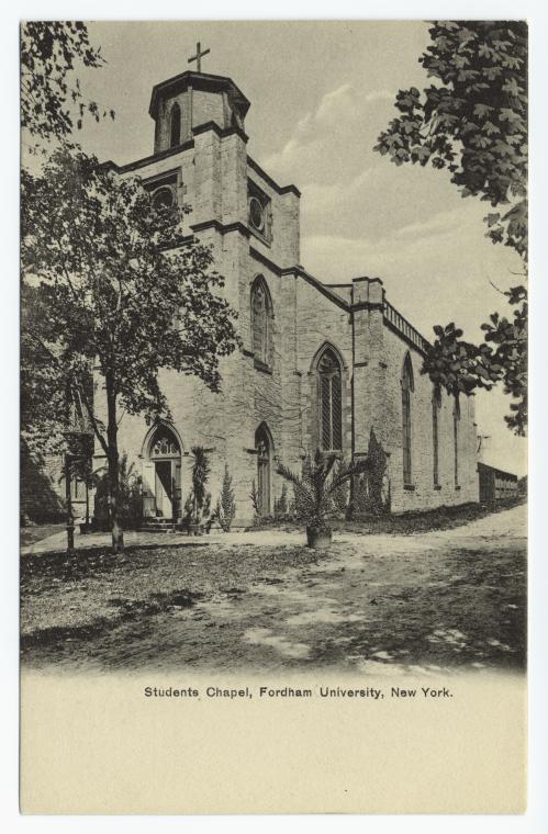 Student Chapel, Fordham University, New York - NYPL Digital Collections