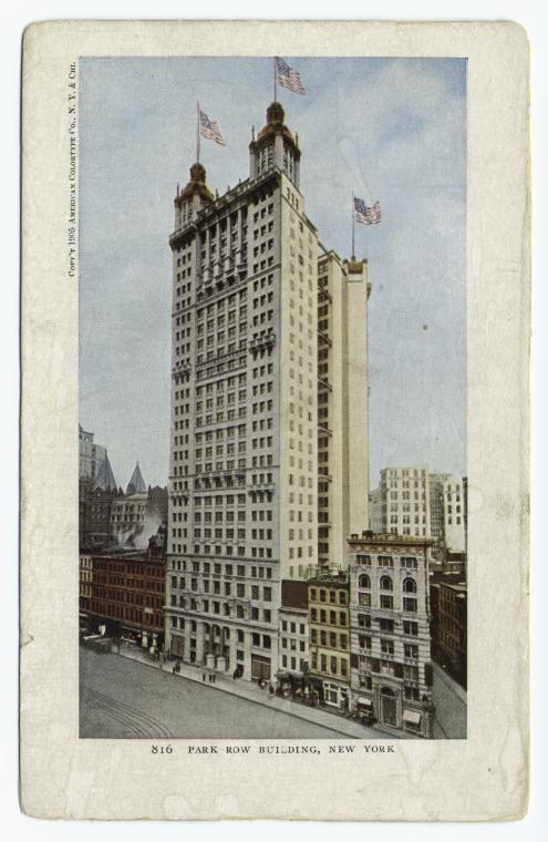 Park Row Building, New York - NYPL Digital Collections