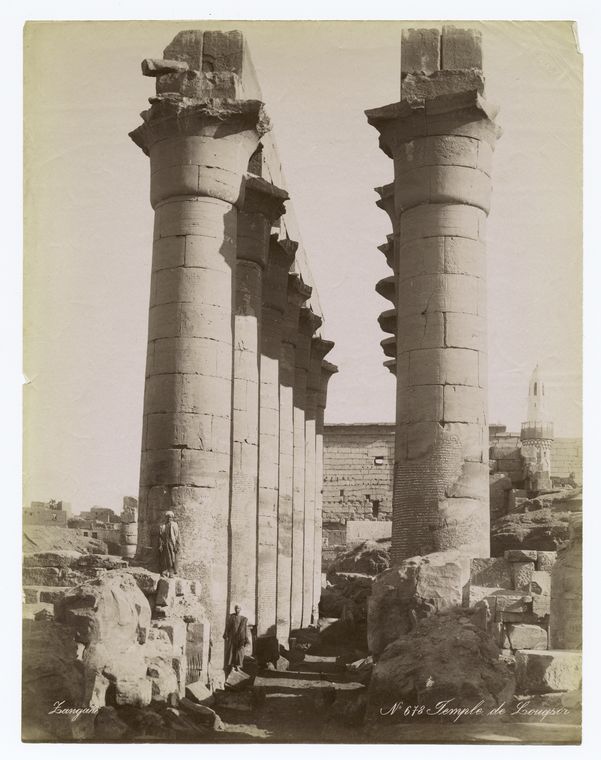 Temple de Louqsor. - NYPL Digital Collections
