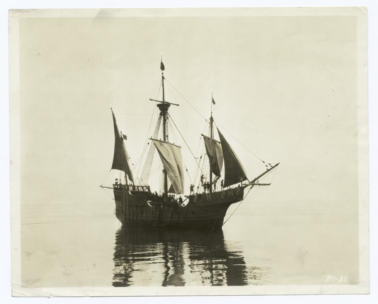[The Santa Maria, as reconstructed for the Columbian Exposition ...