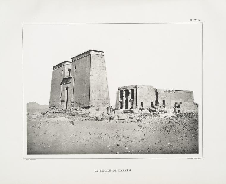 Le Temple de Dakkeh. - NYPL Digital Collections