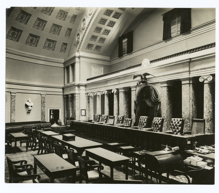 The Supreme Court Chamber - NYPL Digital Collections