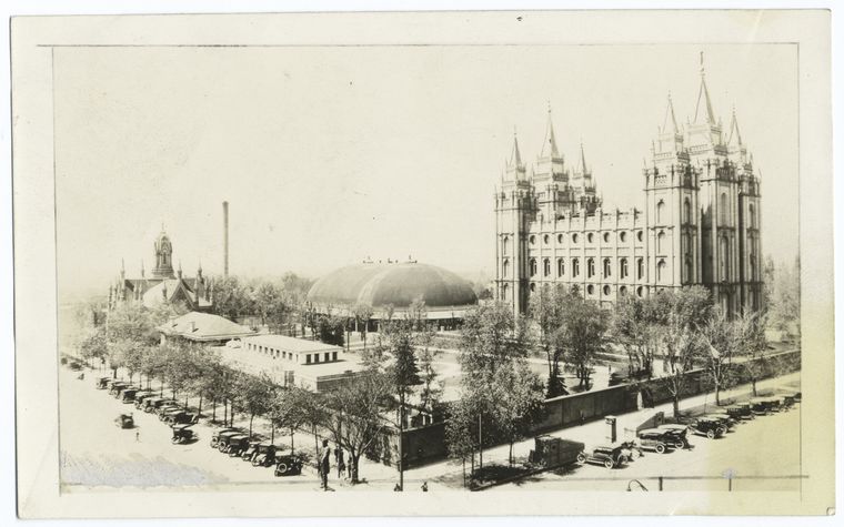The Tabernacle Square and Temple. - NYPL Digital Collections