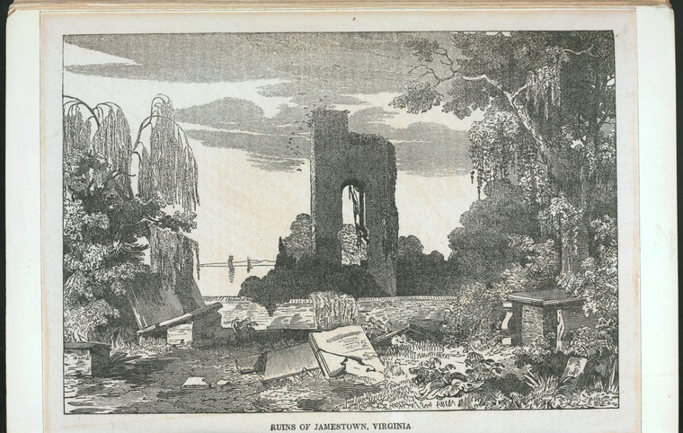 Ruins of Jamestown, Virginia. - NYPL Digital Collections