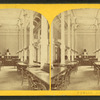 Caroline S. Brooks and her sculpture in butter during a public ...