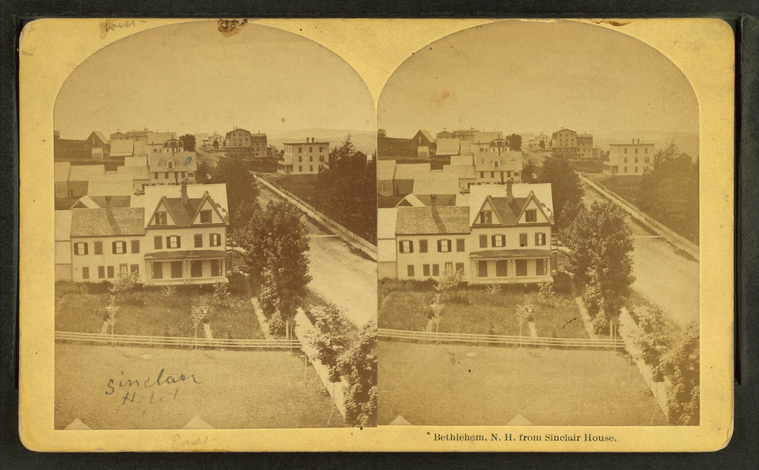 Bethlehem, N.H. from Sinclair House. - NYPL Digital Collections