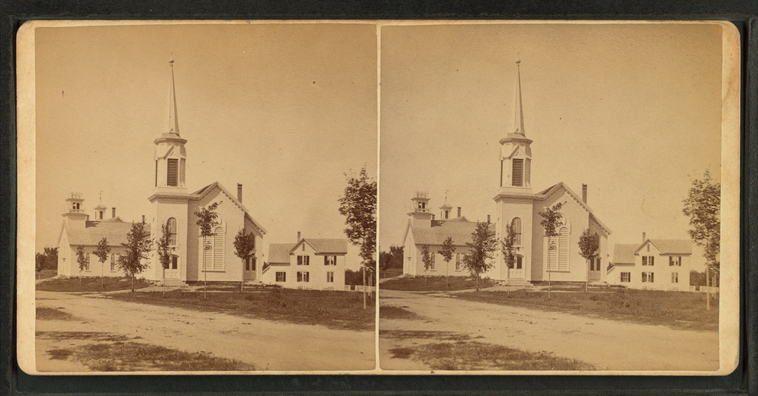 Churches & Parsonage, Antrim, N.H. - NYPL Digital Collections