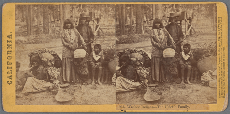 Washoe Indians - The Chief's Family. [no. 604]. - NYPL Digital Collections