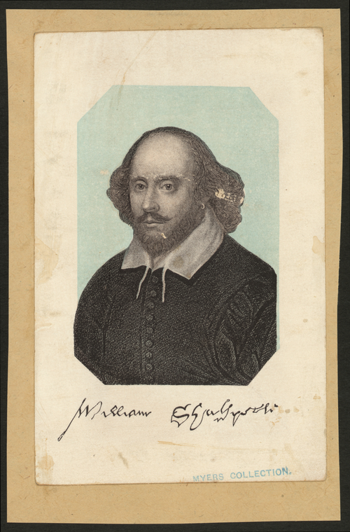 William Shakespeare: Portraits - NYPL Digital Collections