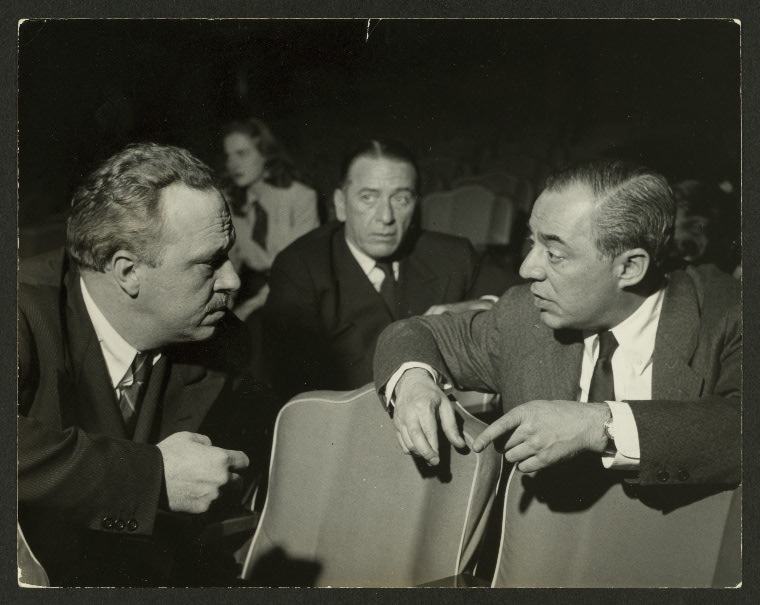 Joshua Logan (director) and Richard Rodgers (music) at South Pacific ...