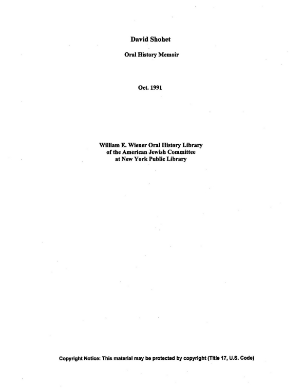 David Shohet - NYPL Digital Collections