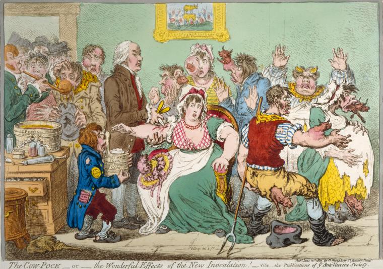 The Cow Pock; or The Wonderful Effects of the New Inoculation! - NYPL ...
