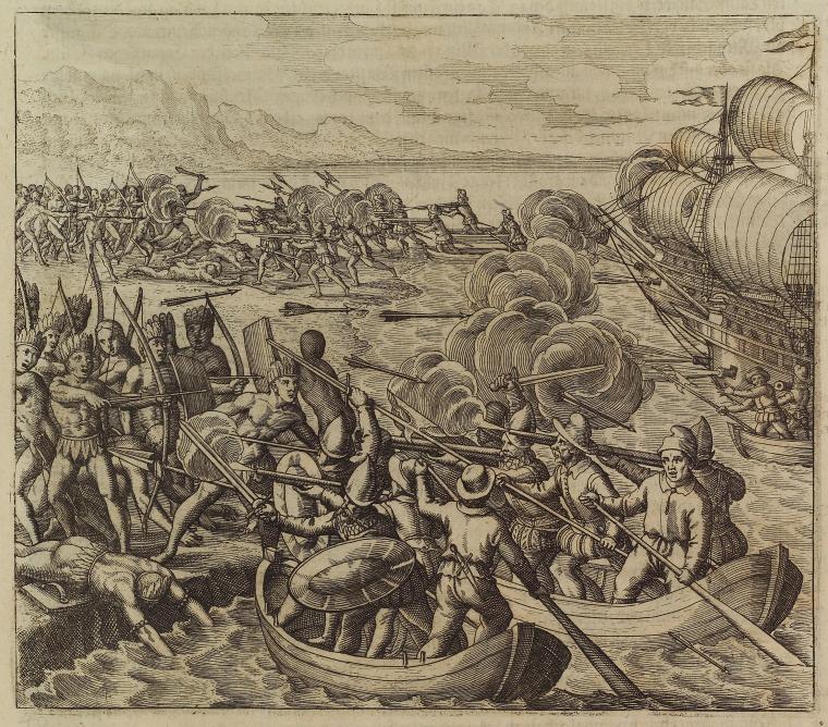 Conflict with the Indians - NYPL Digital Collections