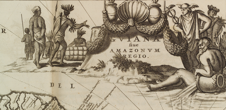 Gviana siue Amazona Regia. [detail] - NYPL Digital Collections