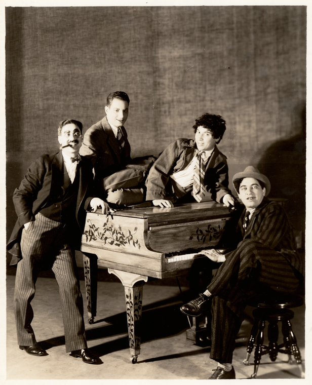Publicity photo of the Marx Brothers - NYPL Digital Collections