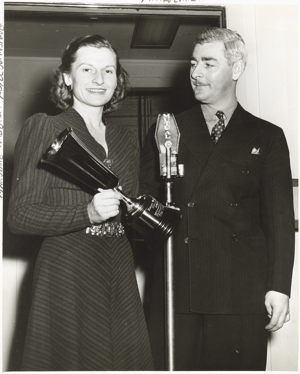 Publicity photo of Marjorie Anderson and William Johnstone from the ...