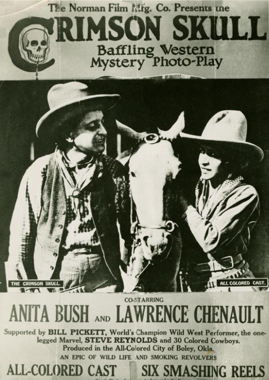 Movie posters advertising "The Crimson Skull" (1921), depicting Anita ...