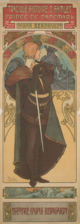 Sarah Bernhardt as Hamlet - NYPL Digital Collections