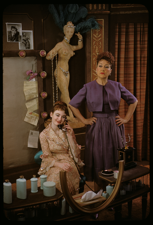 Sandra Church and Ethel Merman in Gypsy. - NYPL Digital Collections