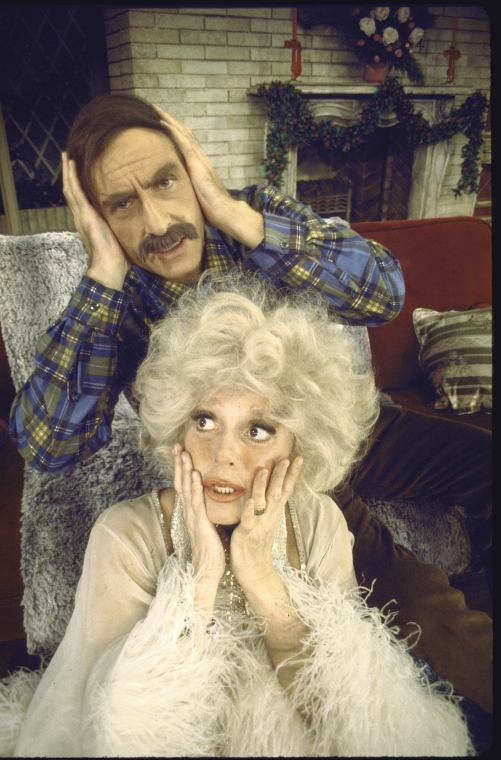 Actors Carol Channing and Sid Caesar in a scene from the Broadway play ...