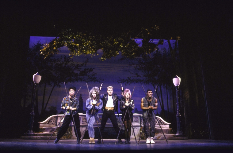 Actors (L-R) Sean Grant, Alice Yearsley, Anthony Galde, Anne-Marie ...